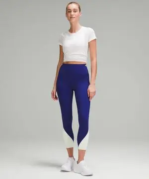 Lululemon Fast And Free High-rise Leggings 25" Colour Block