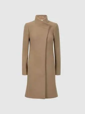REISS Mia Wool-blend Wrap Coat