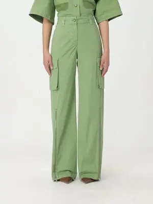 Stella McCartney Wide Leg Trousers - Green
