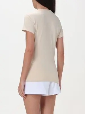 Armani Exchange Embellished Crewneck T-shirt - Beige