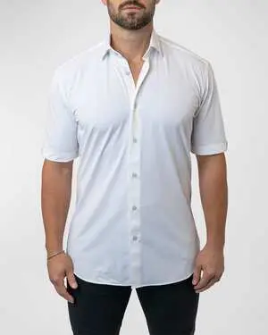 MACEOO Galileo Stretch Core Sport Shirt - White
