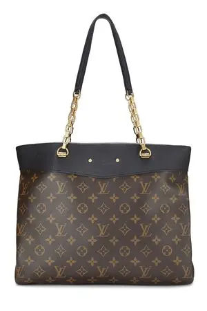 LOUIS VUITTON Monogram Canvas Pallas Shopper - Brown