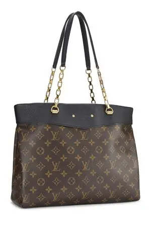 LOUIS VUITTON Monogram Canvas Pallas Shopper - Brown