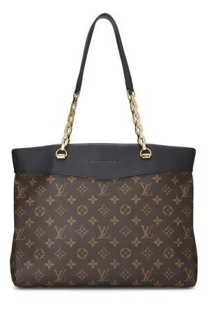 LOUIS VUITTON Monogram Canvas Pallas Shopper - Brown
