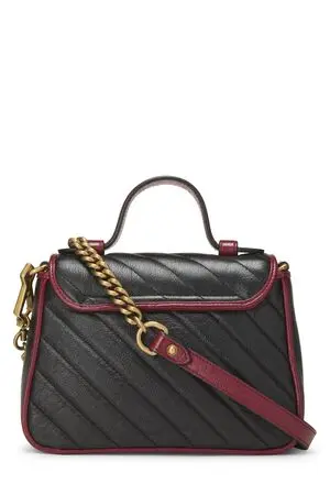 Gucci Leather Torchon Gg Marmont Top Handle Bag - Multi