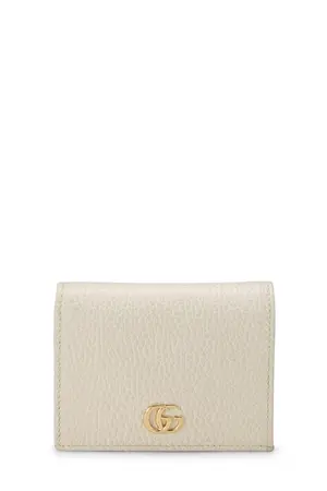 Gucci Gg Card Case - White
