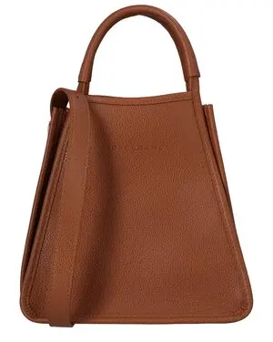 Longchamp Le Foulonne Small Leather Handbag - Brown