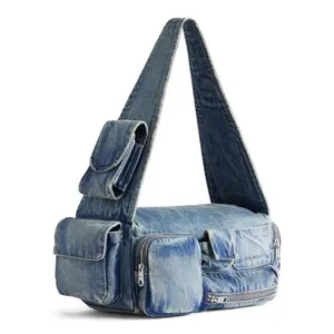 Balenciaga Superbusy Small Sling Bag Denim