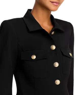 L'Agence Kumi Cropped Jacket - Black