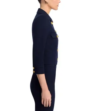 L'Agence Kumi Cropped Jacket - Midnight