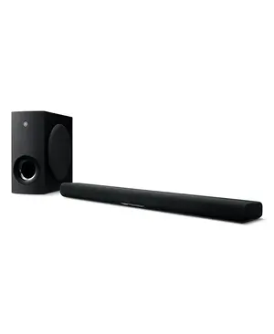 YAMAHA Dolby Atmos Sound Bar With Wireless Subwoofer - Black