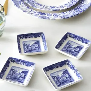 SPODE Italian Square Dishes, Set Of 4