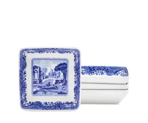 SPODE Italian Square Dishes, Set Of 4