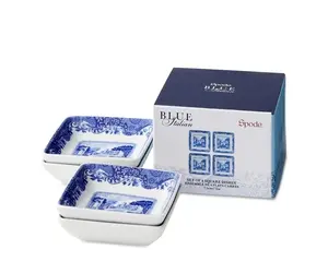 SPODE Italian Square Dishes, Set Of 4