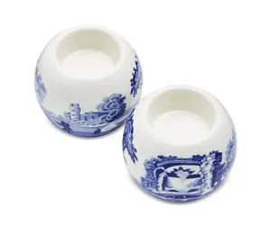 SPODE Italian Tealight Holders, Set Of 2