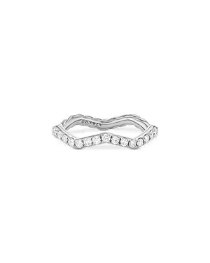David Yurman Stax Zig Zag Ring - Silver