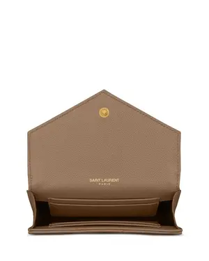 Saint Laurent Cassandre Matelasse Small Envelope Wallet