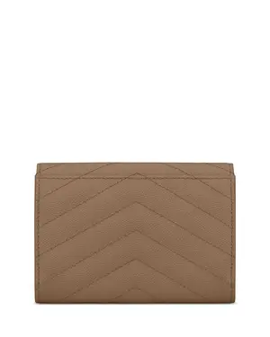 Saint Laurent Cassandre Matelasse Small Envelope Wallet