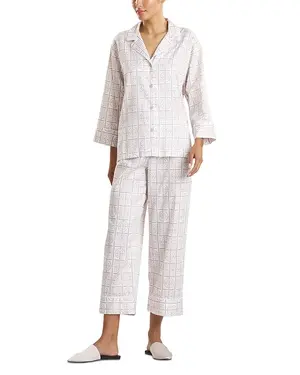 Natori Infinity Cotton Pajama Set Smoke Pearl