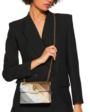 Kurt Geiger Mini Kensington Crossbody - Open Grey