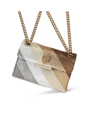 Kurt Geiger Mini Kensington Crossbody - Open Grey