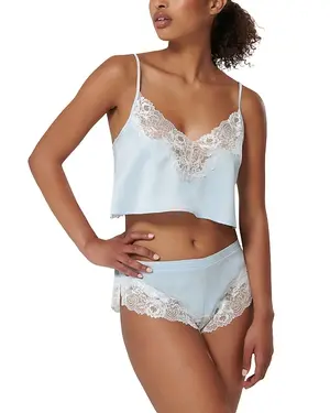 Bluebella Isabella Luxury Satin Cami & Short Set - Ice Water