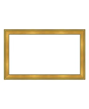 DECO TV FRAMES 75" Customizable Frame For Samsung The Frame Tv 2021-2025 - Antique Gold