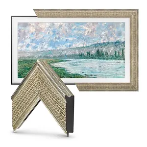 DECO TV FRAMES 32" Frame For Samsung The Frame Tv 2021-2025 - Gatsby Silver