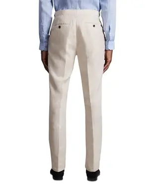REISS Kin Linen Slim Fit Suit Pants