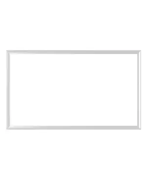 DECO TV FRAMES 55" Alloy Prismatic Frame For Samsung The Frame Or Frame Pro Tv 2021-2025 - Prismatic Pure White