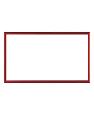 DECO TV FRAMES 50" Alloy Prismatic Frame For Samsung The Frame And Frame Pro Tv 2021-2025 - Prismatic Candy Apple Red