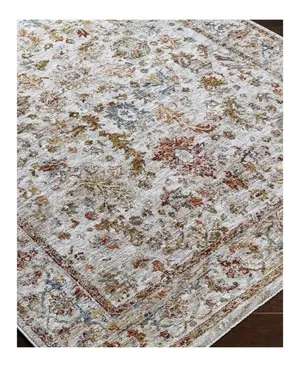 Livabliss Mona Lisa Mni-2311 Area Rug, 7'10 X 10'3 - Rust/denim