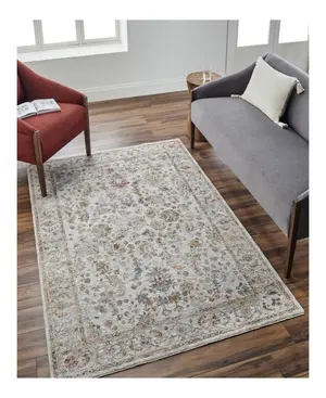 Livabliss Mona Lisa Mni-2311 Area Rug, 7'10 X 10'3 - Rust/denim