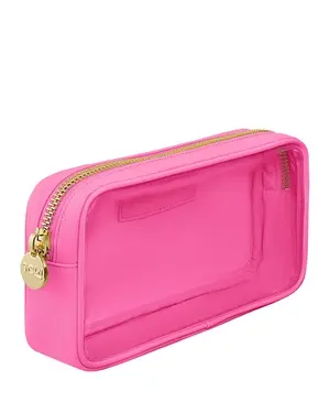 Stoney Clover Lane Clear Front Small Nylon Pouch - Bubblegum