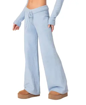 EDIKTED Plush Knit Pants