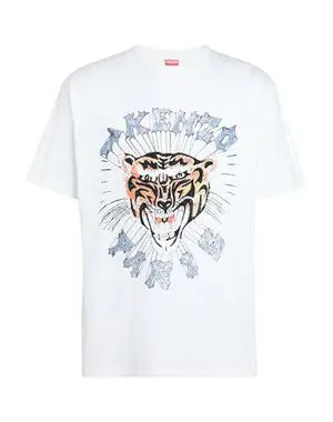 Kenzo Man T-shirt White Size M Cotton White