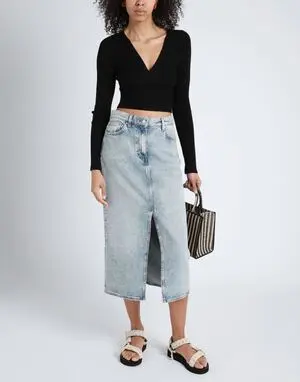 Only Knitted Cropped V-neck Sweater