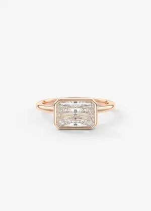 FRANK DARLING The Daily Bezel E.w. Radiant Ring - Yellow Gold