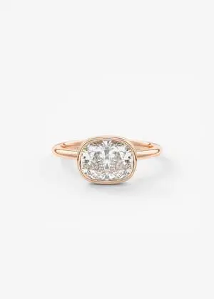 FRANK DARLING The Daily Bezel E.w. Cushion Ring - Yellow Gold