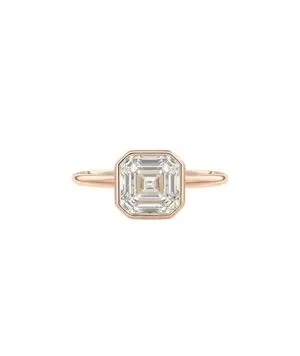 FRANK DARLING The Daily Bezel Asscher Ring - Yellow Gold