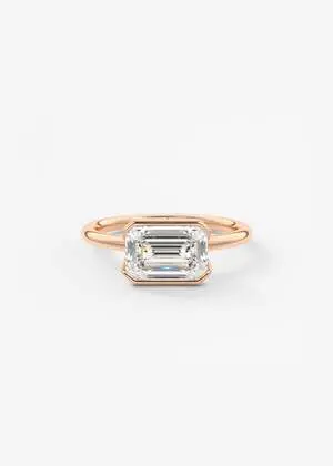 FRANK DARLING The Clutch E.w. Emerald Cut Engagement Ring - Yellow Gold