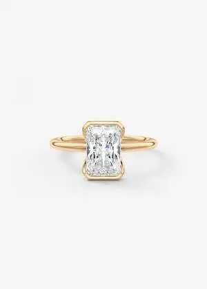 FRANK DARLING The Clutch Radiant Cut Engagement Ring - Yellow Gold