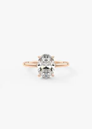 FRANK DARLING The Breezy Oval Engagement Ring - Yellow Gold
