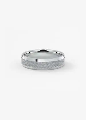 FRANK DARLING Knurled Bevel Band