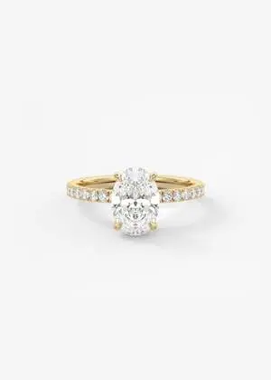 Pave Engagement Rings