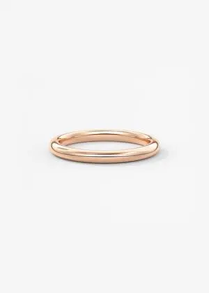 FRANK DARLING 2mm Round Wedding Band - Yellow Gold