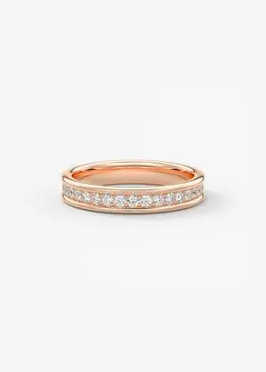 FRANK DARLING Love Handles Diamond Eternity Ring - Yellow Gold