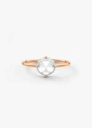 FRANK DARLING Compass Rose Cut Solitaire Ring - Yellow Gold
