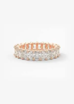 FRANK DARLING Radiant Scallop Eternity 4mm Ring - Yellow Gold