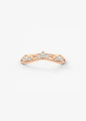 FRANK DARLING The Staccato Diamond Wedding Band - Yellow Gold